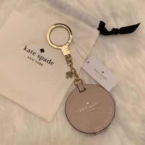 kate spade | Accessories | Nwt Kate Spade Compact Mirror Keyfob In Rose ...